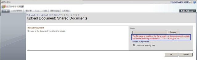 You Can t Upload An Empty File To SharePoint 2007 Or SharePoint 2010 
